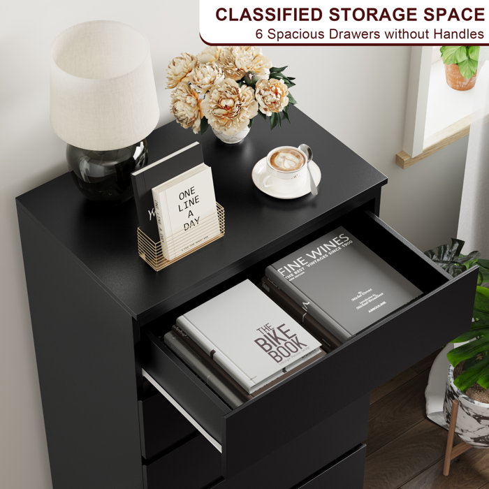 Ebern Designs Kristiarn 6 - Drawer Dresser & Reviews | Wayfair